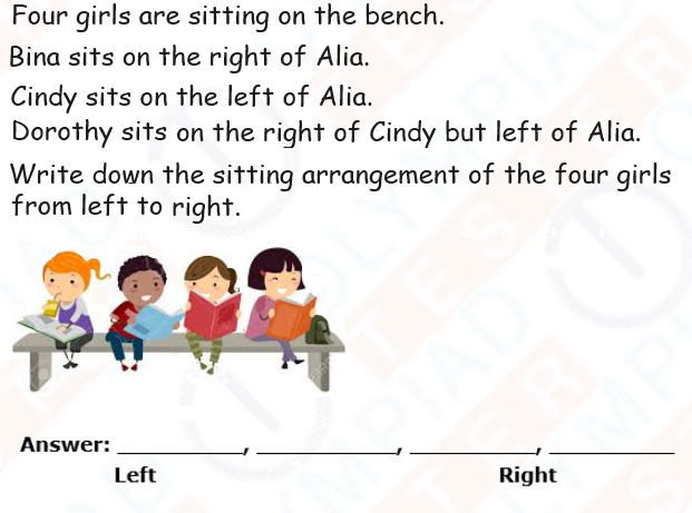 Class 3 Logical Reasoning Olympiad Tester 