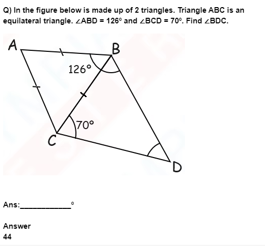Class 5 Maths - Measurement of angles - Test 01 | Olympiad tester
