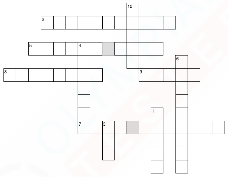 Science crossword on Plants - Worksheet #5 | Olympiad tester