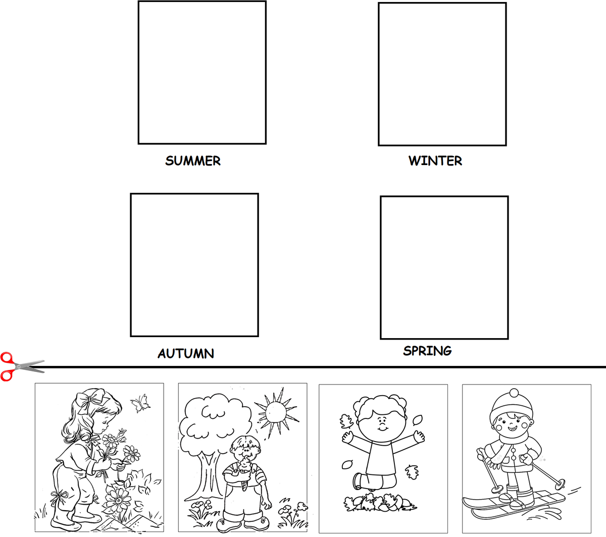 Kindergarten Science Worksheets - Weather 23 | Olympiad tester