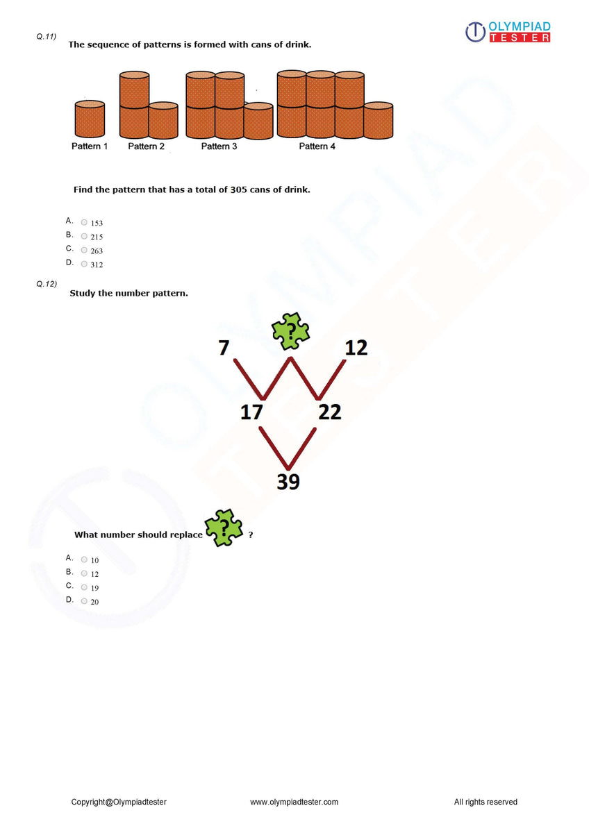 Class 5 IMO International Maths Olympiad Topper's guide | Olympiad tester Class 5 IMO International Maths Olympiad Topper's guide | Olympiad tester