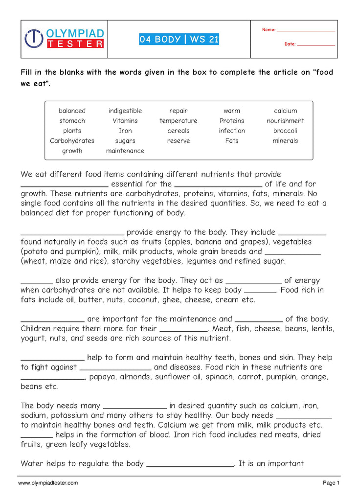Maths Worksheet for Class 4 Maths Olympiads IMO | Olympiad tester