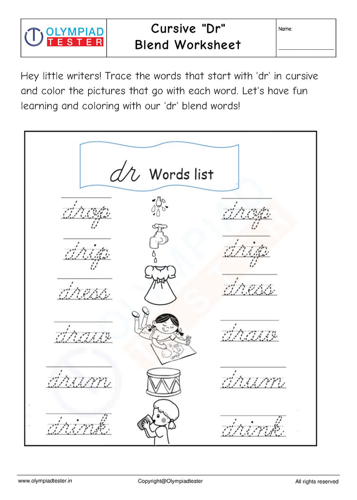 Free Printable Preschool worksheet - 36 | Olympiad tester