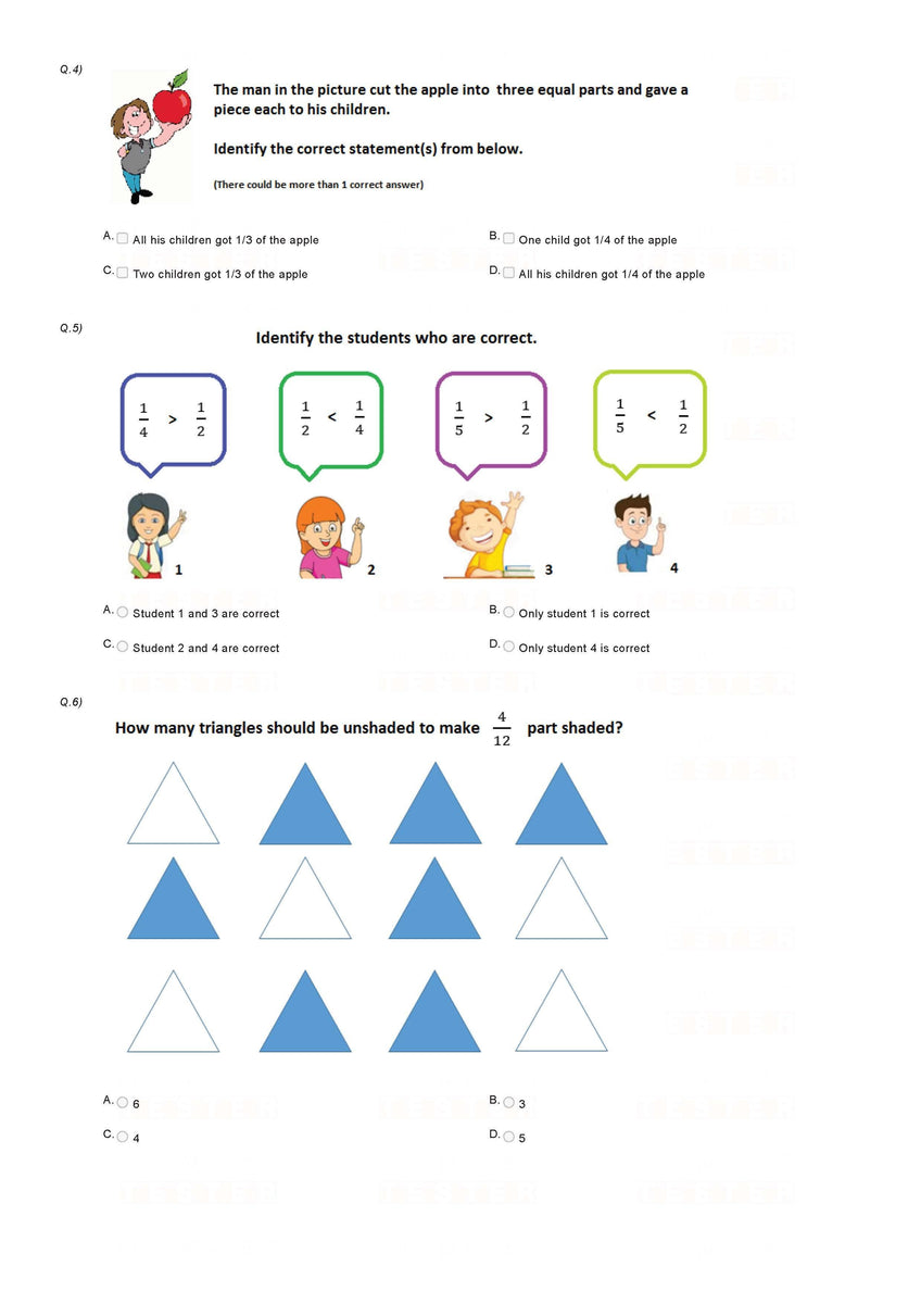 Class 3 Maths HOT - PDF Worksheet 2 | Olympiad tester