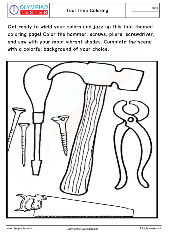 Plumber community helper coloring page | Olympiad tester