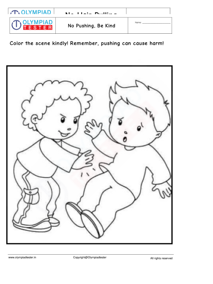 Kindergarten Worksheet:Taste Test Adventure for Kids! | Olympiad tester