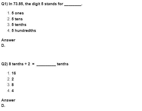 Class 4 Maths - Number System - Set 08 | Olympiad tester