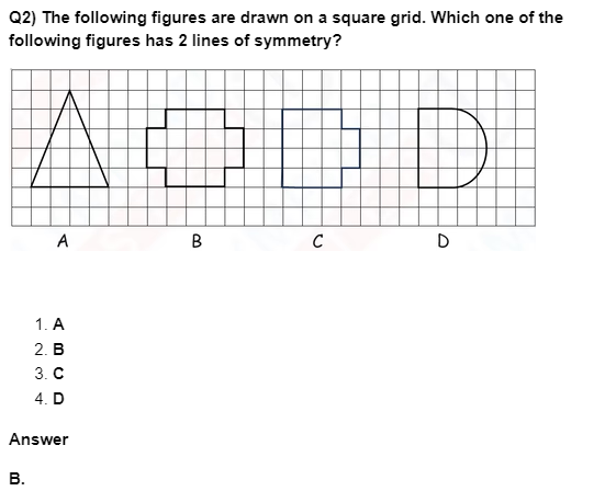 Class 5 Maths - Symmetry - Test 04 | Olympiad tester