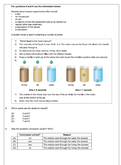 Science Olympiad Class 9 - Sample question paper 17 | Olympiad tester