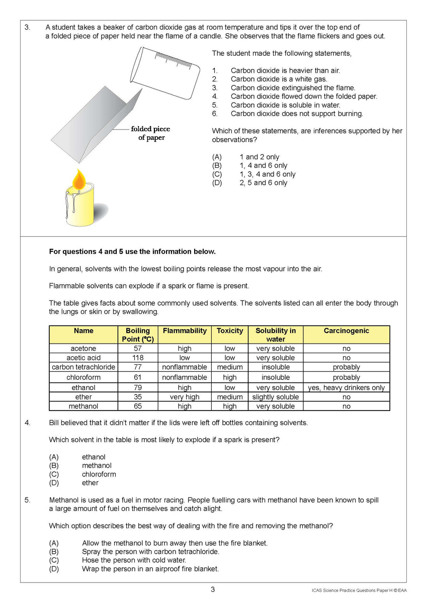 Science Olympiad Class 10 - Sample question paper 03 | Olympiad tester