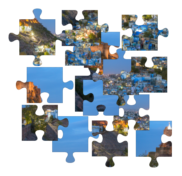 The Mehrangarh fort - Online jigsaw puzzle, Facts and quiz | Olympiad ...