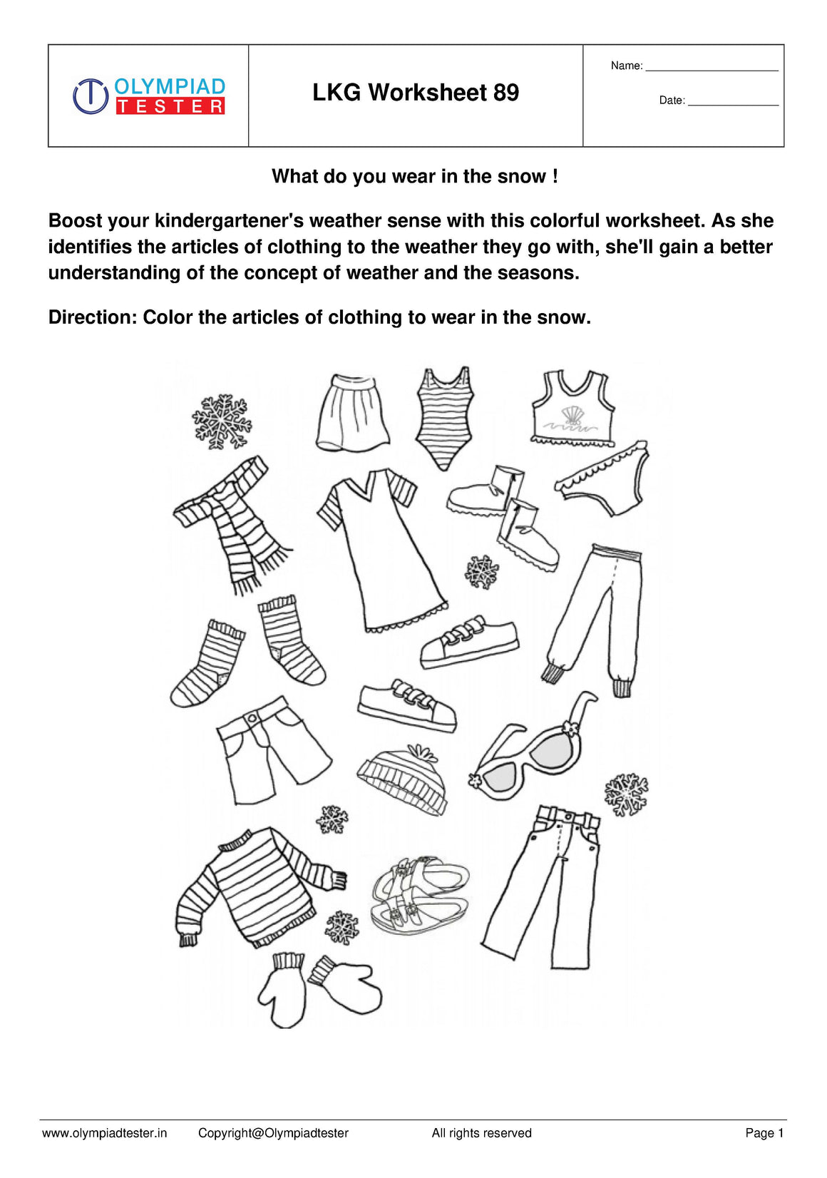 Kindergarten Worksheets– Tagged "LKG Worksheets"– Olympiad tester