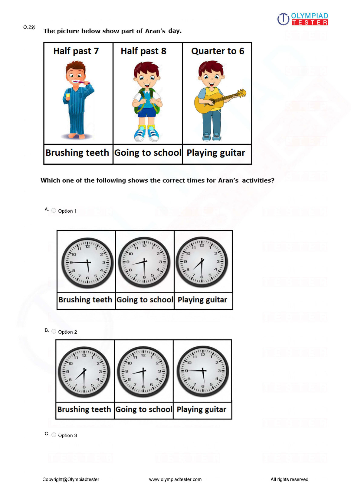 Best Class 1 Study Material– Tagged "IMO Worksheets"– Olympiad tester