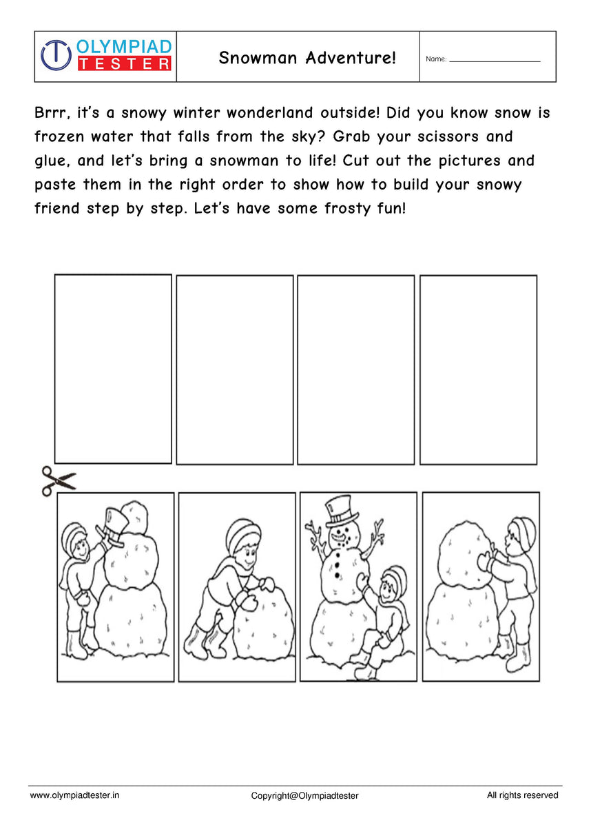 Winter Wonderland: Snowman Adventure! | Olympiad tester