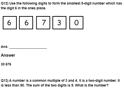 Class 4 Maths - Number system - Set 02 | Olympiad tester