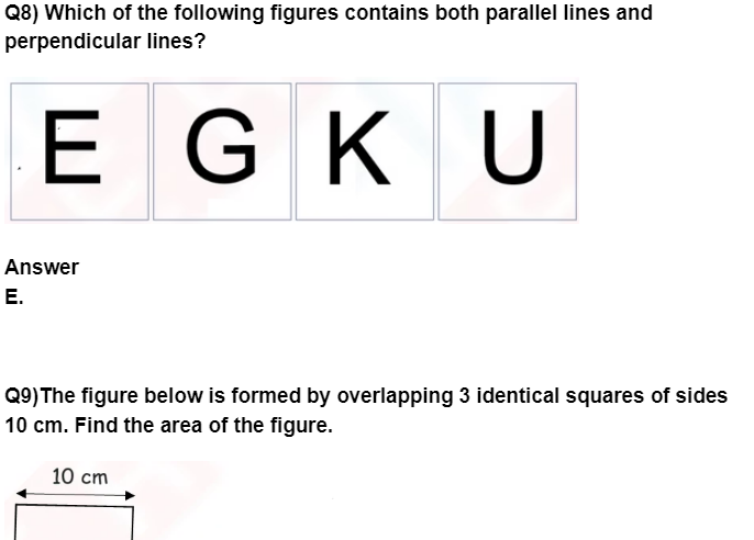 Free Grade 4 Geometry Worksheets | Olympiad tester
