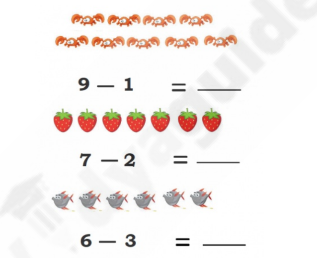 Printable Kindergarten Math worksheet - UKG #68 | Olympiad tester
