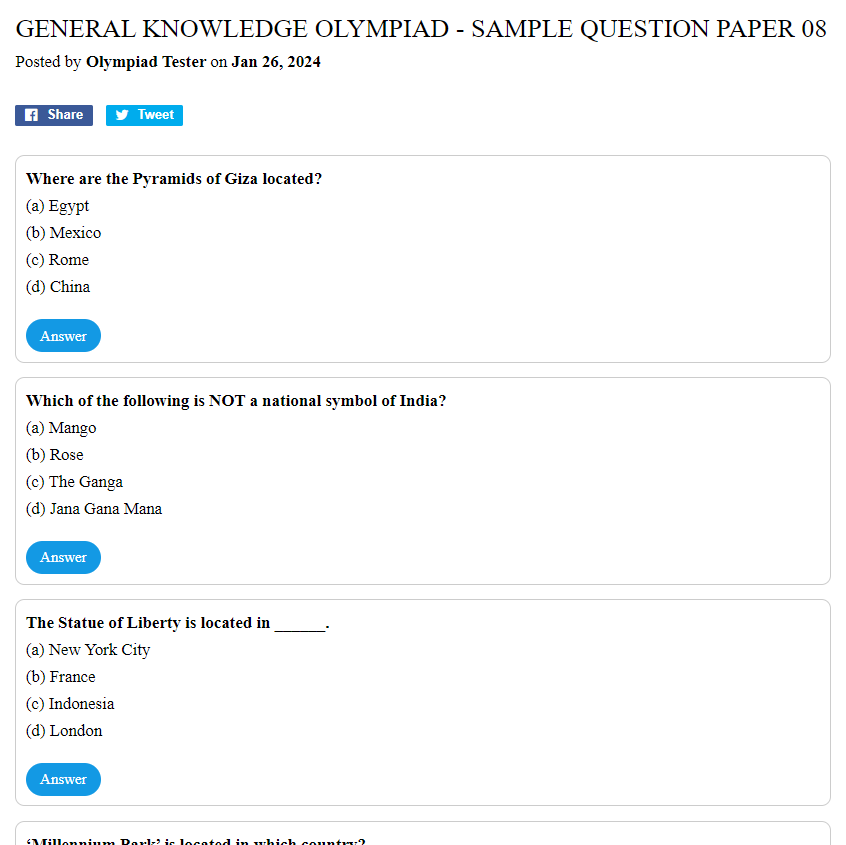 Class 1 Science - Weather & sky - PDF Worksheet 01 | Olympiad tester