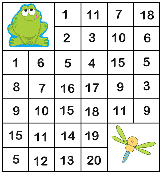 Hungry Frog Number Maze | Olympiad tester
