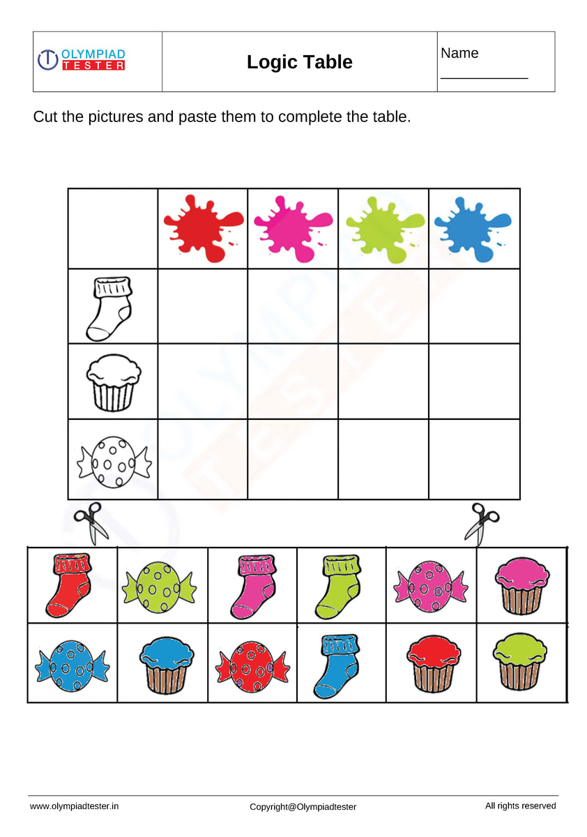 Logic Table # 5 | Olympiad tester