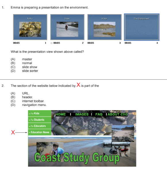ICAS Digital technologies Sample paper for Class 5 | Olympiad tester