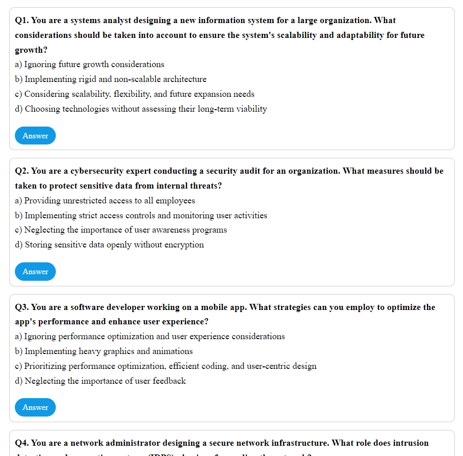 Cyber Olympiad Class 10 - Sample question paper 17 | Olympiad tester