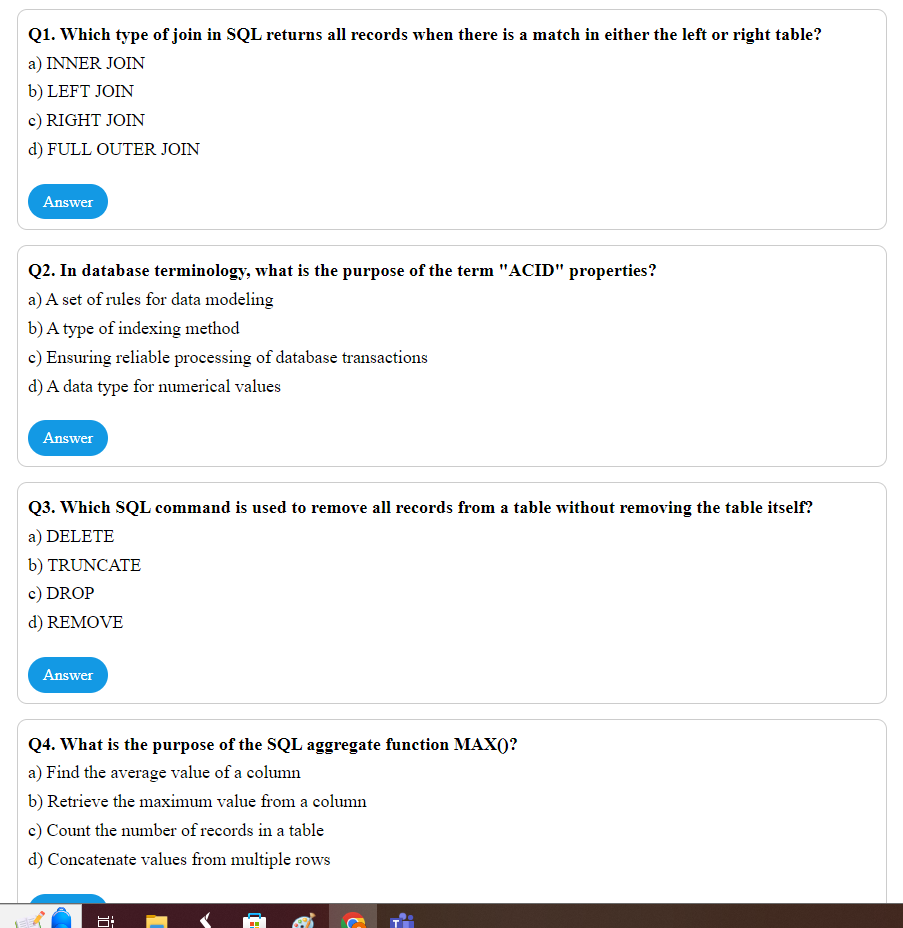 Cyber Olympiad Class 10 - Sample question paper 13 | Olympiad tester