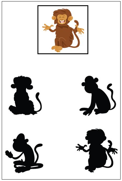 Shadow Matching Worksheet #42 | Olympiad tester