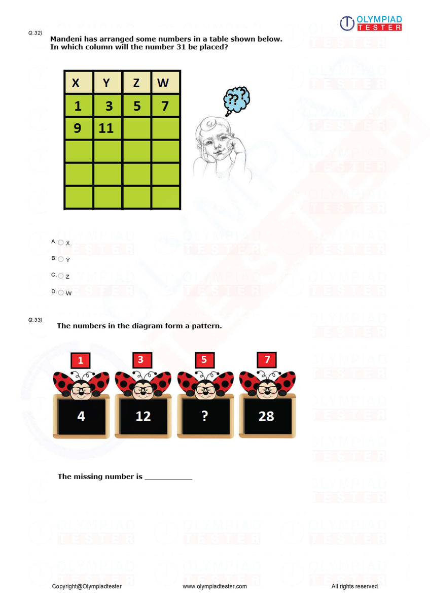 Class 1 Science - Mock test 15 | Olympiad tester