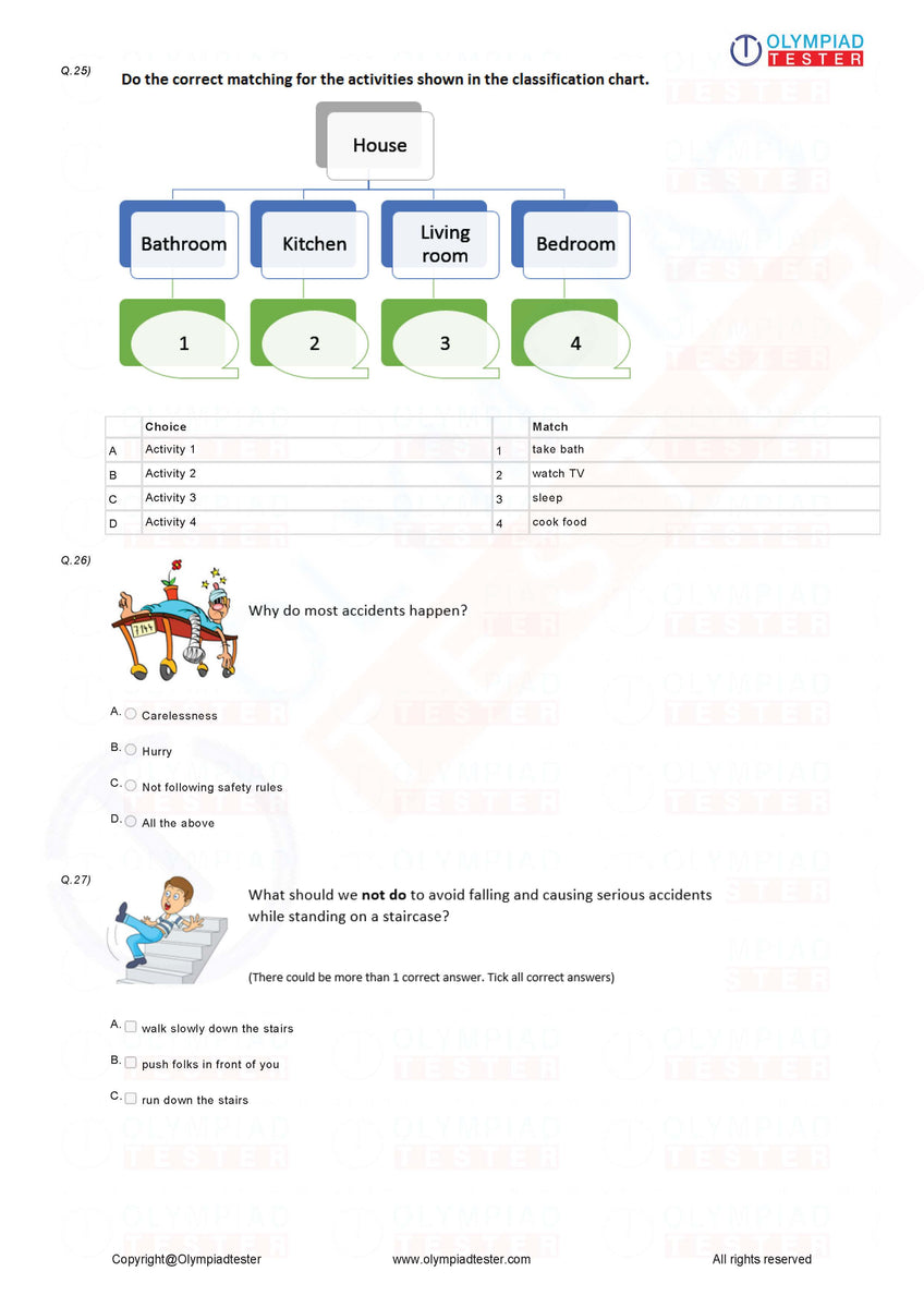 This week's Online NSO mock test - Class 1 | Olympiad tester