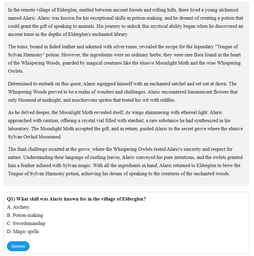 Unseen Passage for Class 7 - Passage 05 | Olympiad tester