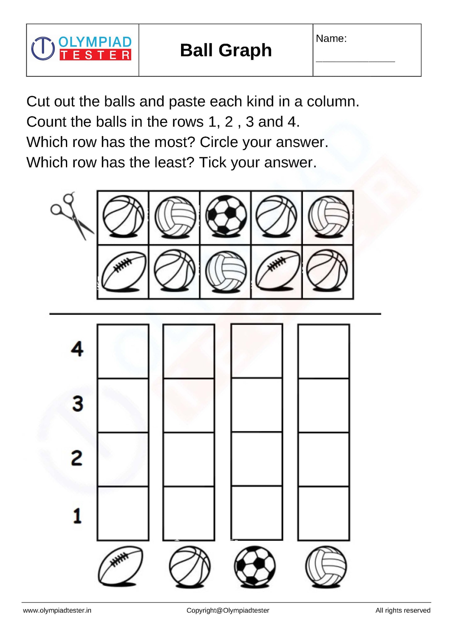 UKG Maths Worksheets | 300 Printable Mathematics Worksheets for UKG ...