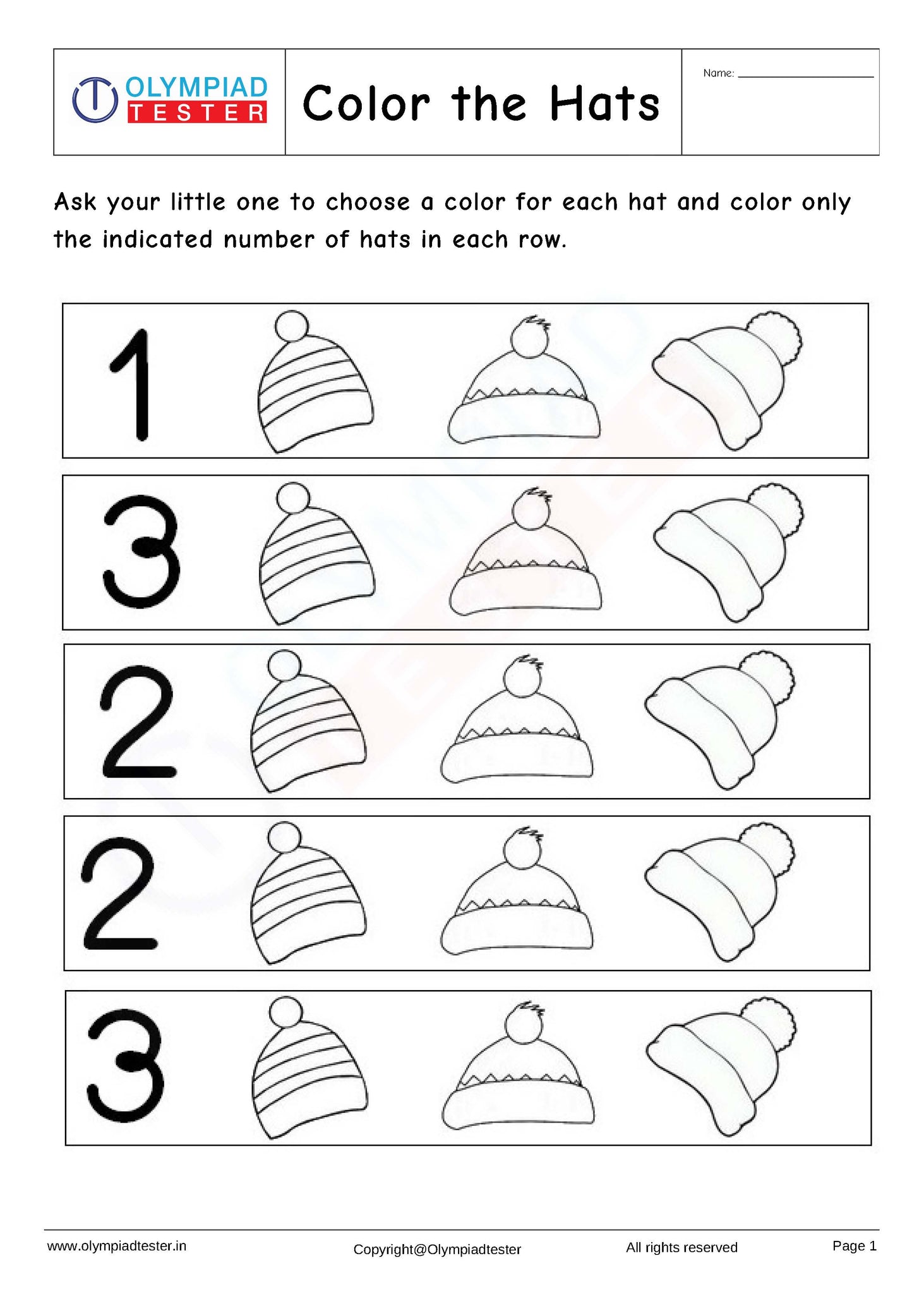 UKG Maths Worksheets | 300 Printable Mathematics Worksheets for UKG ...