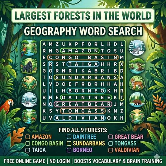 Word Search Puzzles Online – Free Word Find Games for kids and adults ...