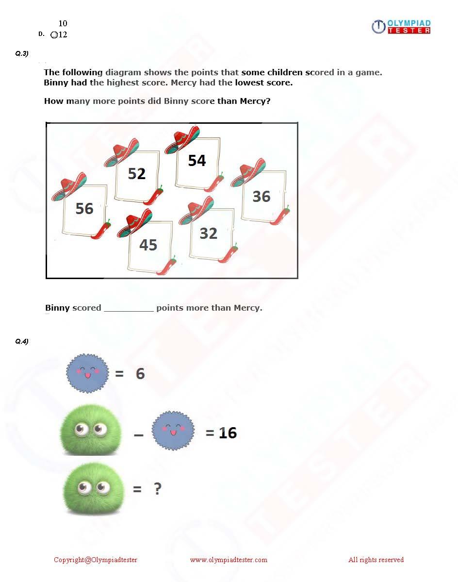 Class 1 IMO (International Maths Olympiad) Topper's guide | Olympiad tester